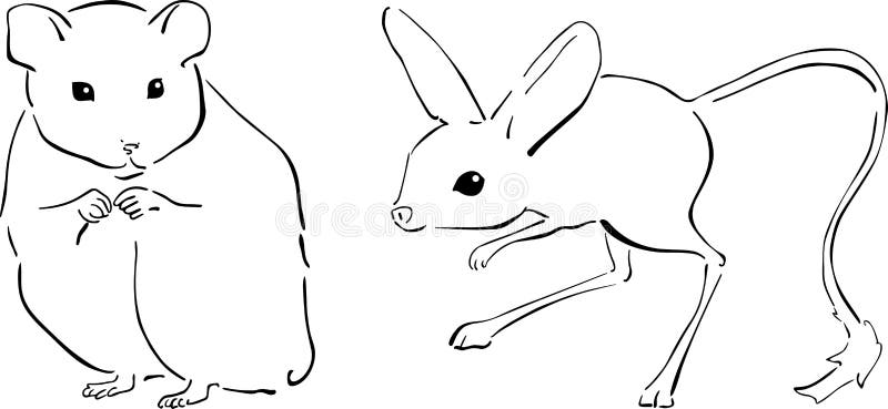 Silhouette Jerboa Stock Illustrations – 112 Silhouette Jerboa Stock ...