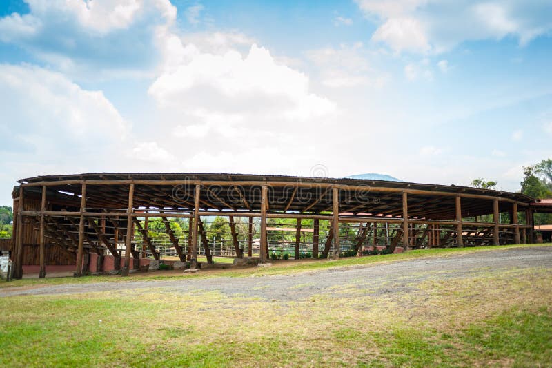 Rodeo circle stock image. Image of ahuachapan, farm - 253521227