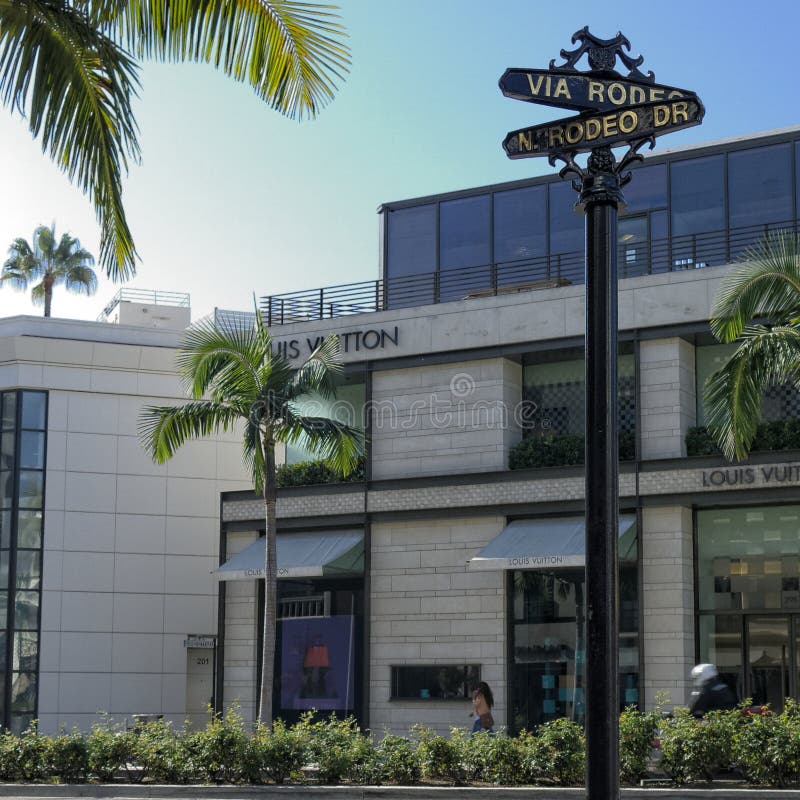 Beverly Hills Rodeo Drive Exclusive Shops Editorial Photo - Image of ...
