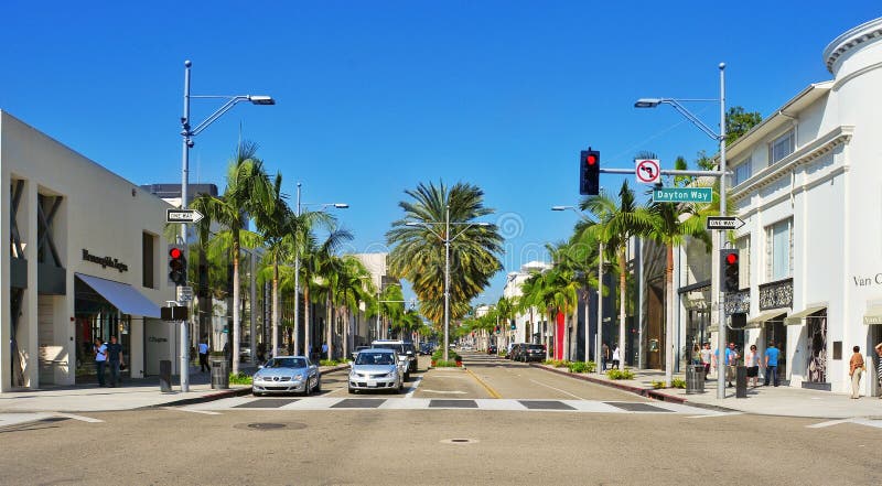 Rodeo Drive, Beverly Hills, United States Editorial Image - Image of ...