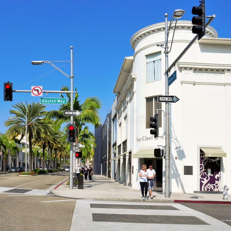 Rodeo Drive, Beverly Hills, United States Editorial Stock Image - Image ...