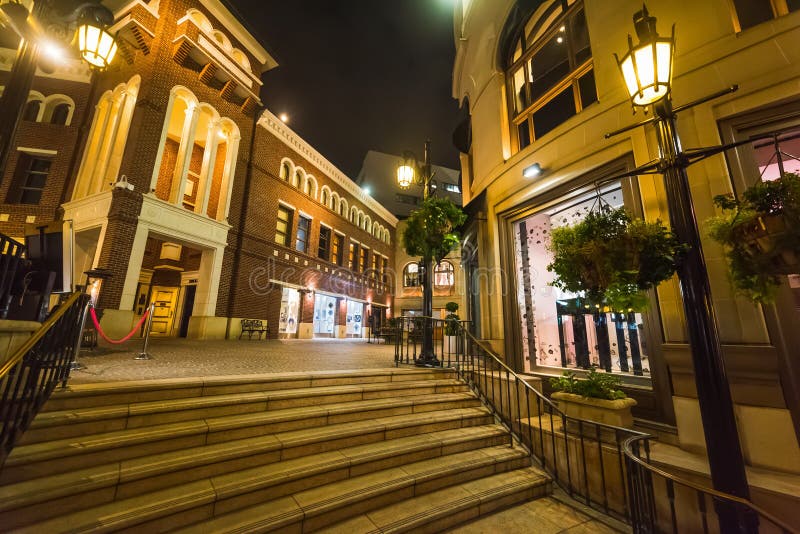 Rodeo Drive by night stock photo. Image of landmark, glamour - 86606156
