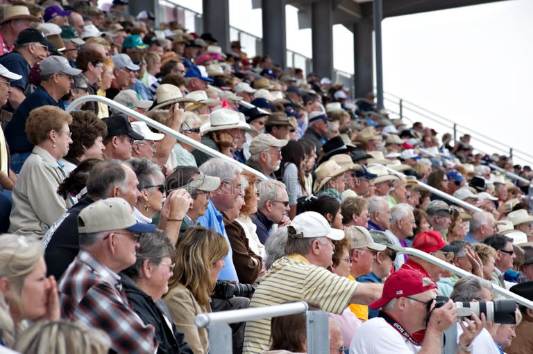 Rodeo fans editorial stock photo. Image of rodeo, crowd - 13264918