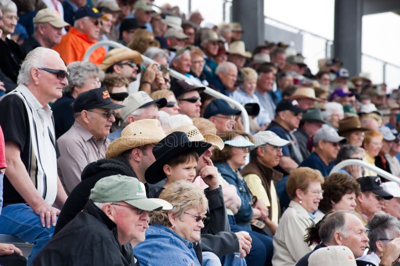 Rodeo fans editorial stock photo. Image of horizontal - 13264923
