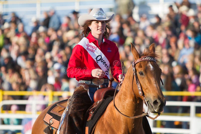 Rodeo Queen - Sisters, Oregon Rodeo 2011 Editorial Photography - Image ...