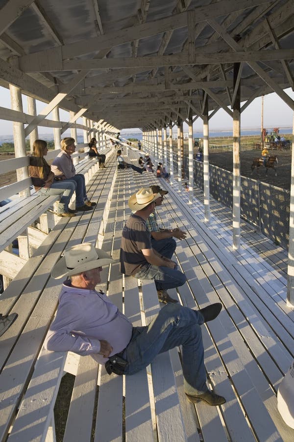 Rodeo Watcher at PRCA Rodeo at Lower Brule Editorial Image - Image of ...