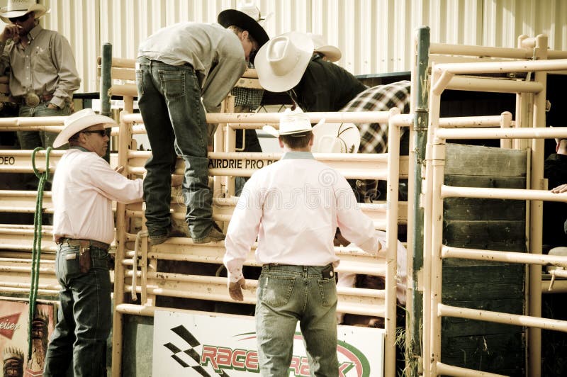 Rodeo y vaqueros imagen editorial. Imagen de oeste, occidental - 28957485