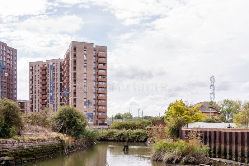 Modern Residential Buildings in Barking Editorial Image - Image of ...
