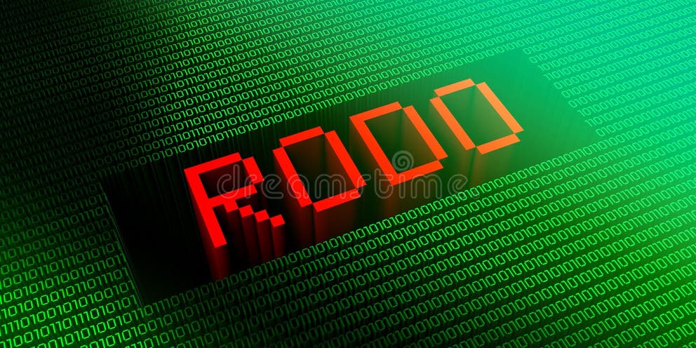 RODO - binary code concept stock illustration. Illustration of data ...