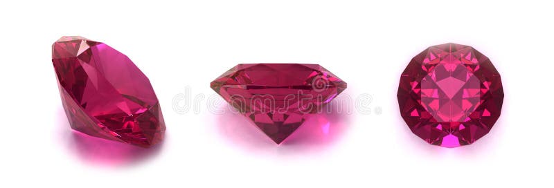 Rubis De Rhodolite De Pierre Gemme Image stock - Image du rhodolite ...