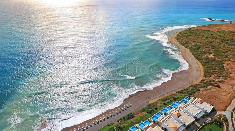 Rodos stock image. Image of briny, aerophotos, shore - 28685749