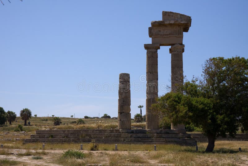 Rodos ruins stock photo. Image of marble, rodos, historical - 35690740