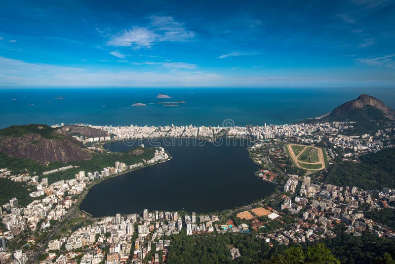 Rodrigo De Freitas Lagoon in Rio De Janeiro Immagine Stock - Immagine ...