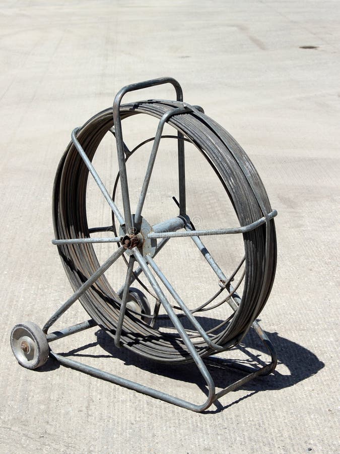 Rods for Cable Installation Stock Image - Image of hardhat ...