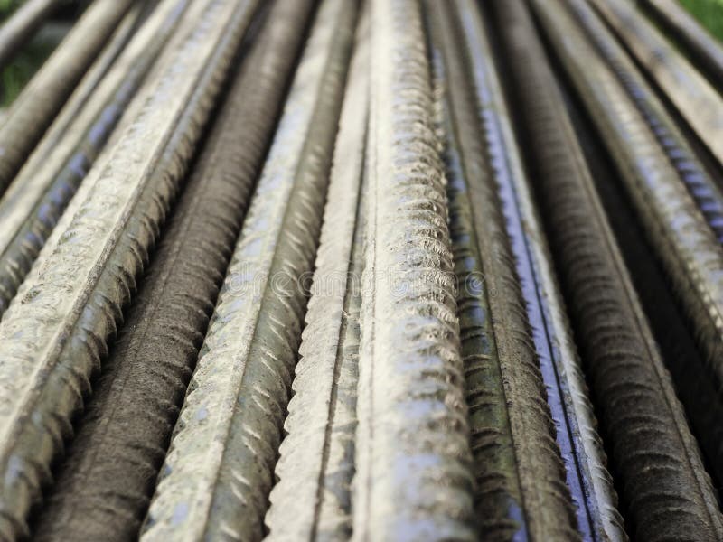 Rods of steel rebar stock image. Image of materials - 178558771
