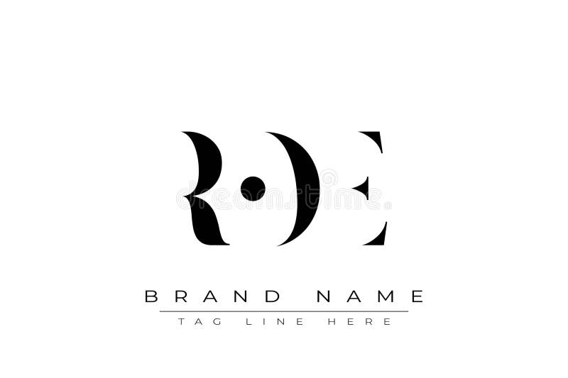 ROE Abstract Letter Logo Design Stock Vector - Illustration of abstract ...