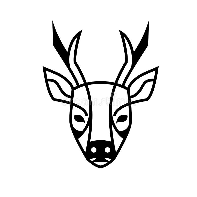 Roe Buck Head Stock Illustrations – 214 Roe Buck Head Stock ...