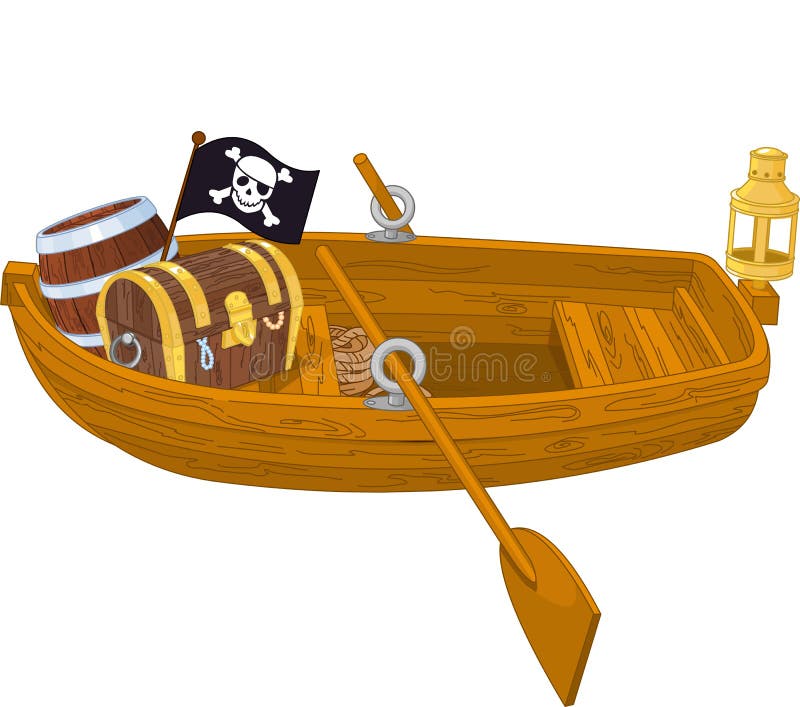 Roeiboot vector illustratie. Illustration of vector, schip - 32893602