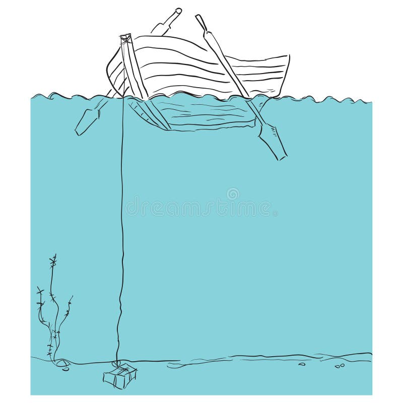 Roeiboot vector illustratie. Illustration of peddel, peddels - 38349315