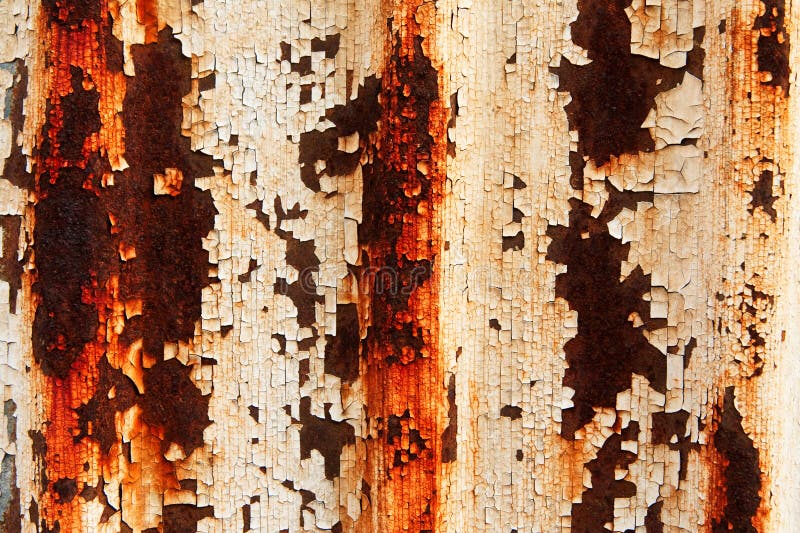 Roest Op Oppervlakte Van Ijzerplaat Stock Foto - Image of ijzer ...