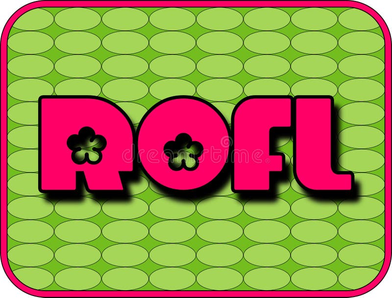 Rofl stock vector. Illustration of oval, humor, rofl - 13378118