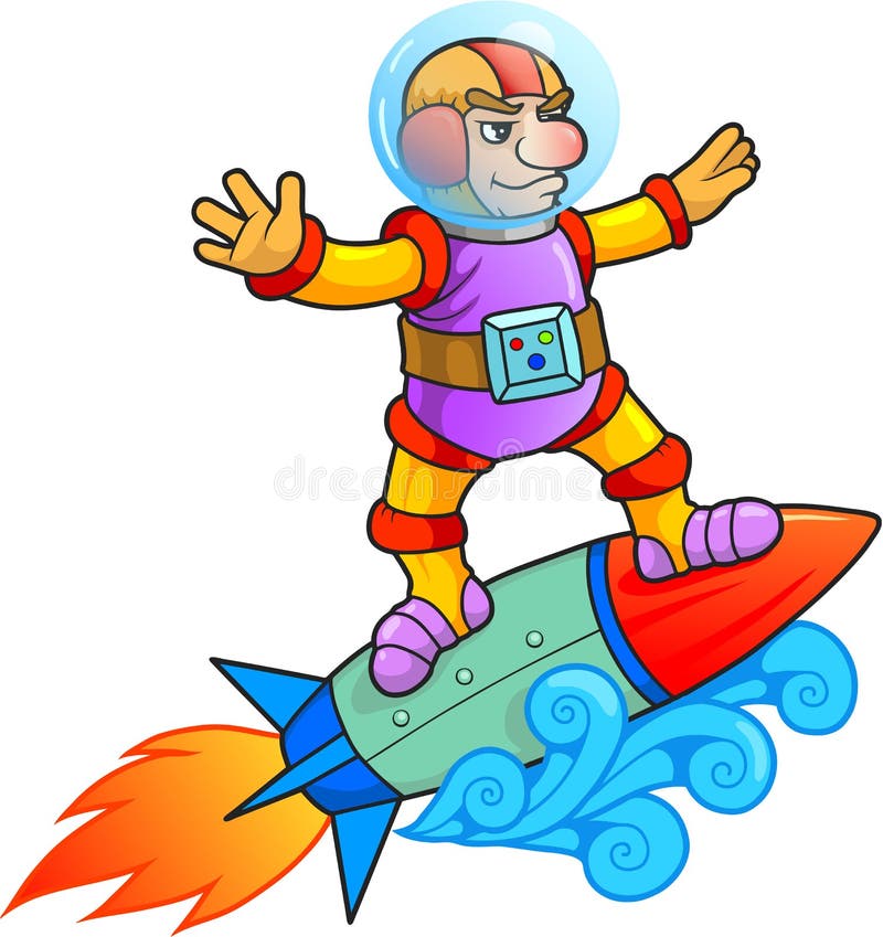 Rocket Surfercket Stock Illustrations – 1 Rocket Surfercket Stock ...