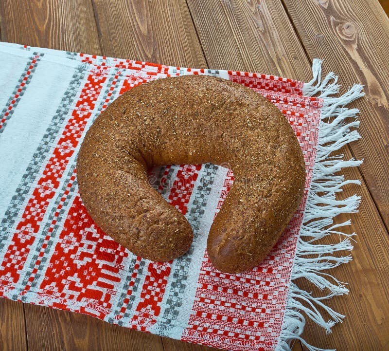 Rogalik stock image. Image of croissant, brown, dessert - 101853683