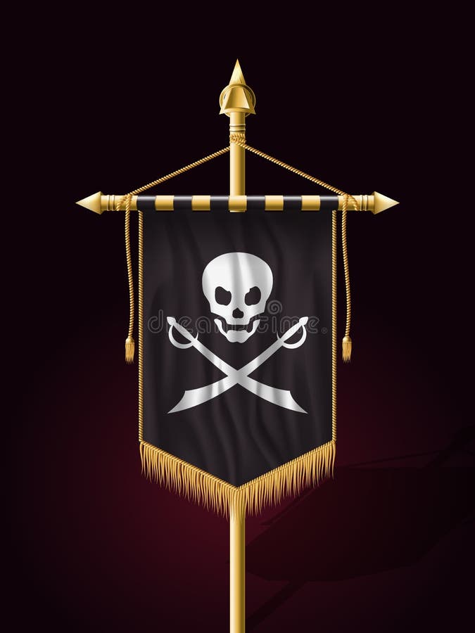 Roger Allegro Jack Pirate Flag Illustrazione Vettoriale - Illustrazione ...