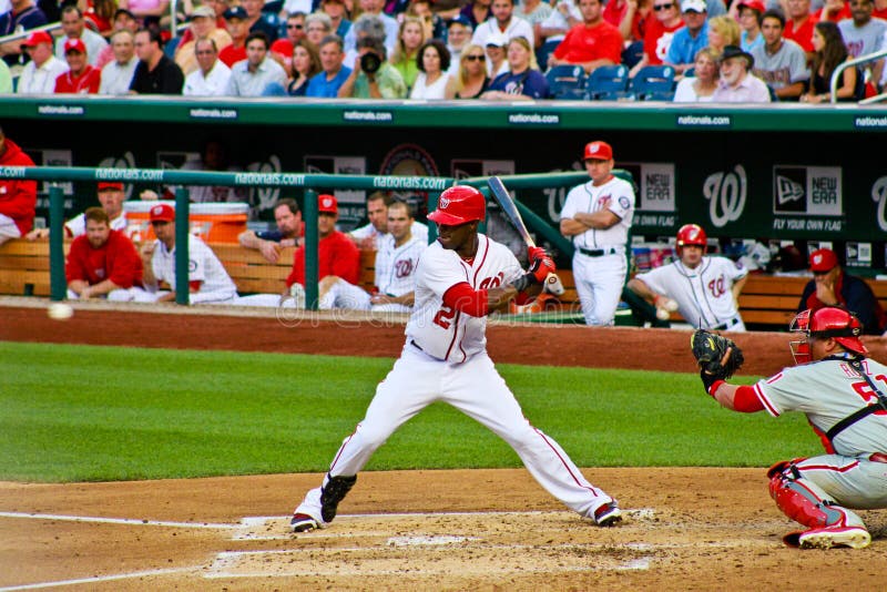 Roger Bernadina Washington Nationals Editorial Photography - Image of ...