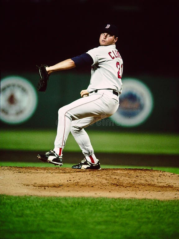 Roger Clemens Boston Red Sox Editorial Stock Image - Image of pitch ...