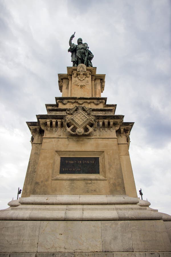 Memorial De Tarragona Roger De Lauria Foto de Stock - Imagem de vista ...