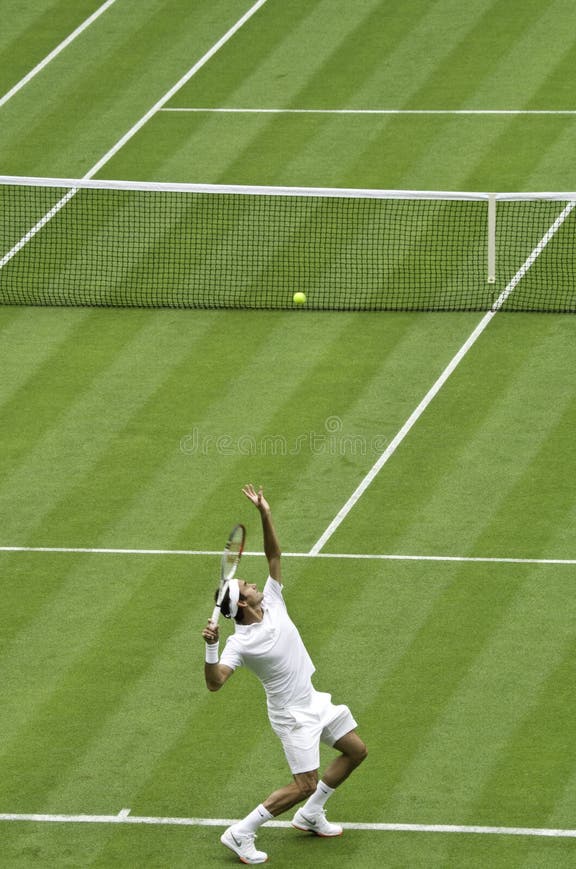 Federer Serve Grass Stock Photos - Free & Royalty-Free Stock Photos ...