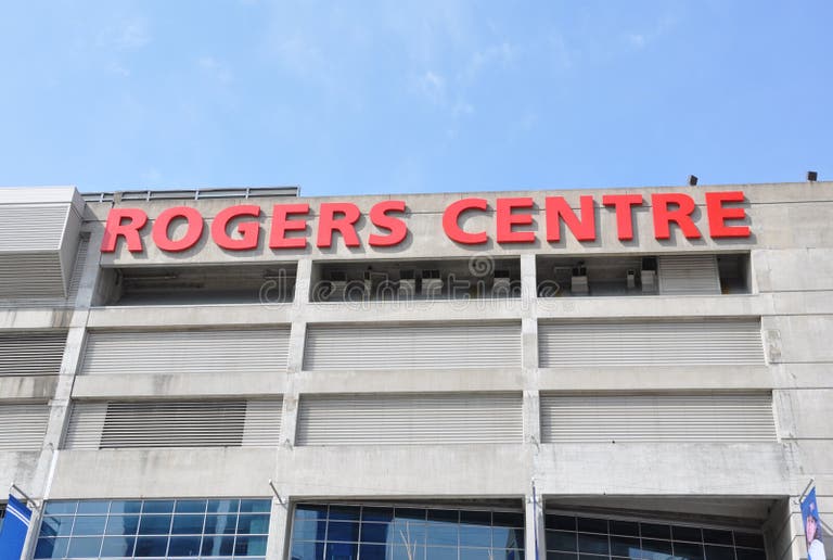 Rogers Centre sign editorial image. Image of exterior - 40950575
