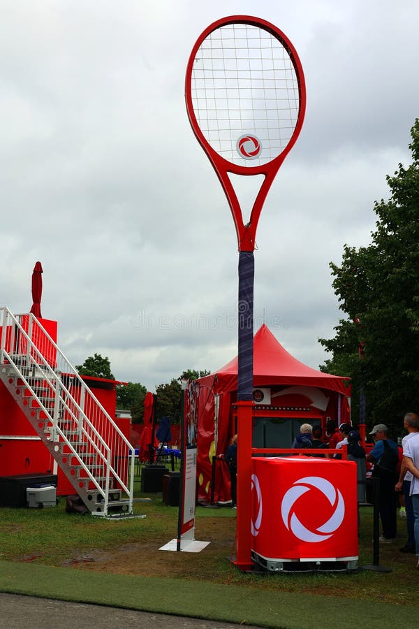 Rogers Cup Giant Tennis Racket Editorial Stock Image - Image of ...