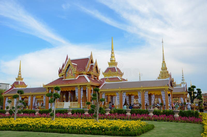 Rogo Funereo Reale Per Principessa Bejaratana Rajasuda Immagine Stock ...