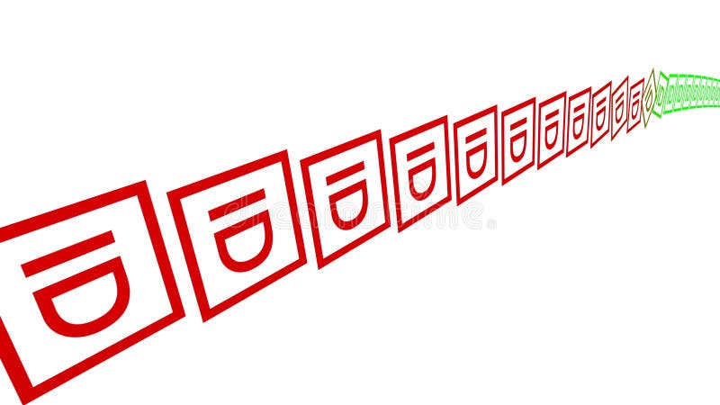 Roh Von Identifikations-Zeichen Abfallen, Die Stock Video - Video von ...