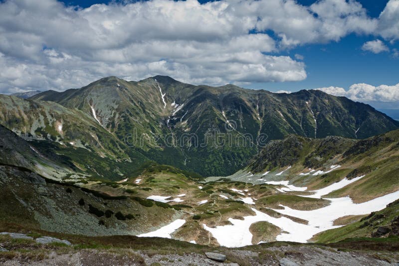 Rohace mountain range stock image. Image of snow, alps - 28725131