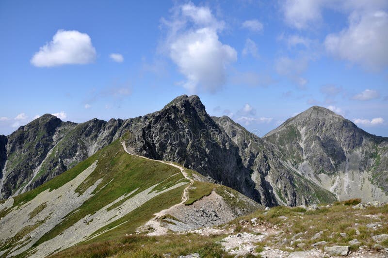Rohace Mountains in Slovak Tatra Mountains Stock Photo - Image of ...