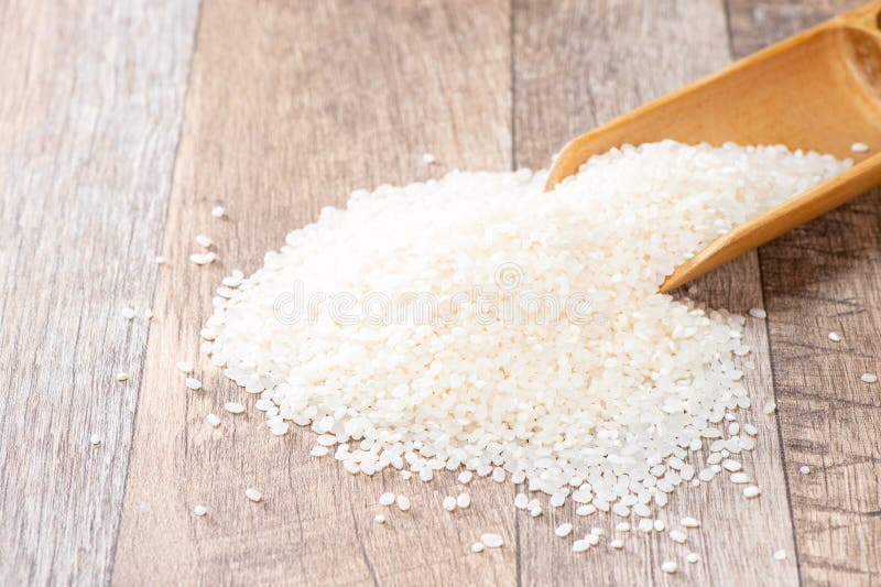 Roher Reis stockfoto. Bild von reis, roher - 33658886