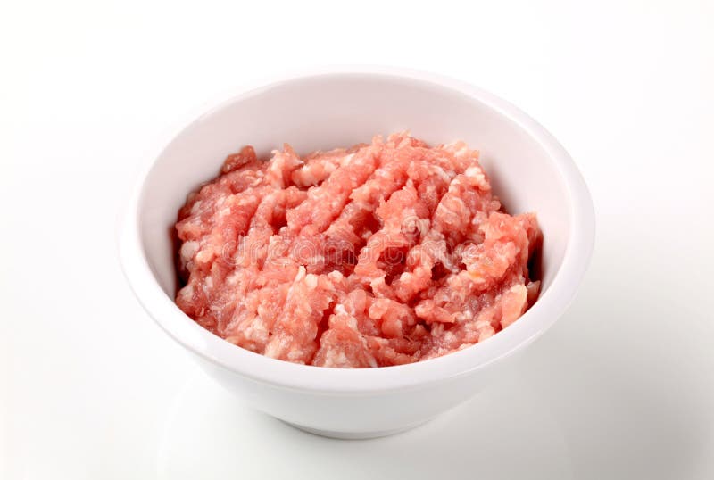 Rohes Gehacktes Rindfleisch Stockfoto - Bild von nahrung, fleisch: 18801956