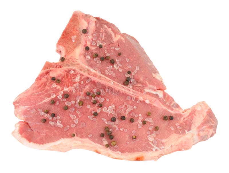 Rohes Knochen-Steak stockbild. Bild von bestandteil, metzger - 73891601