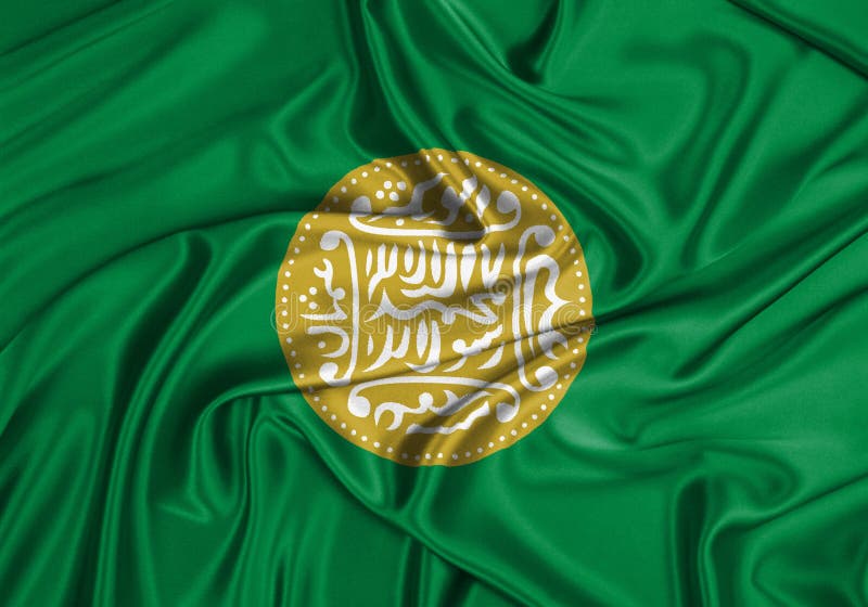 Rohingya Flag Waving in the Wind. Flag of the Rohingya As a Patriotic ...