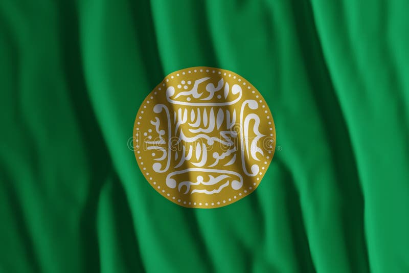 Rohingya Flag: Realistic Waving Flag Stock Image - Image of arakanese ...