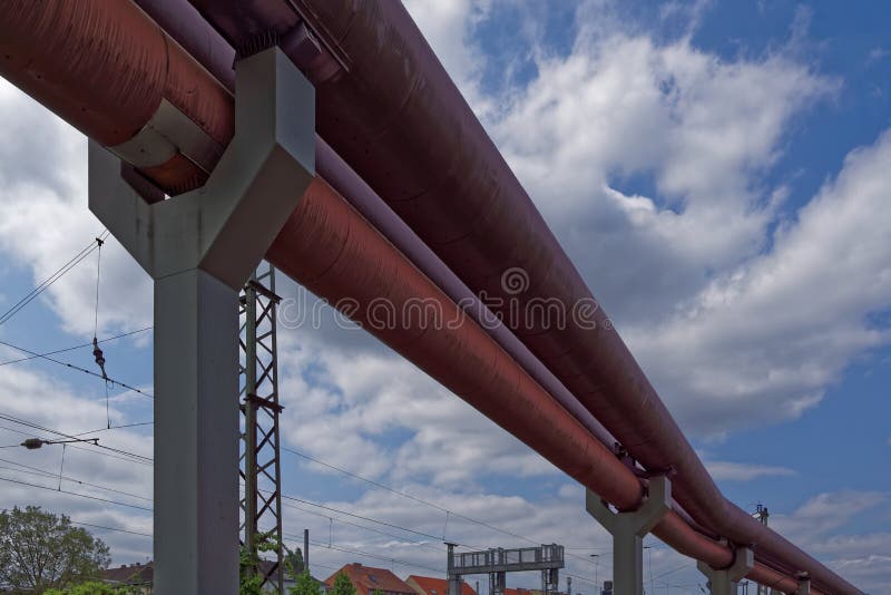 Rohrleitung stockbild. Bild von industrie, rohr, energie - 72958185