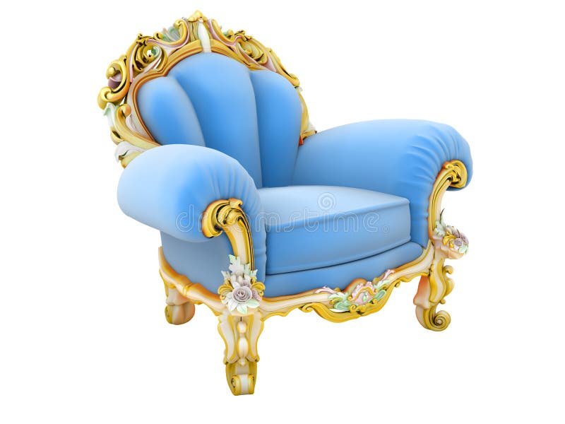 Fauteuil de roi photo stock. Image du découpage, antiquité - 5655304