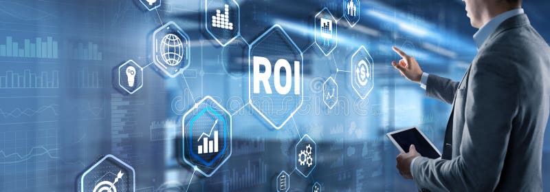 Roi Return on Investment Business Technology Analysis Finance Concept ...