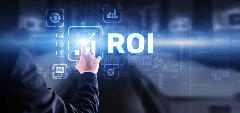 Roi Return on Investment Business Technology Analysis Finance Concept ...