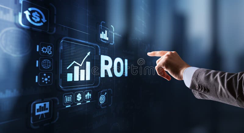 Roi Return on Investment Business Technology Analysis Finance Concept ...