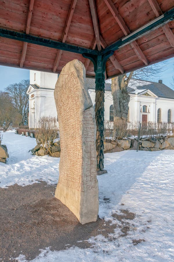 Rok runestone stock image. Image of rock, religion, countryside - 114336673