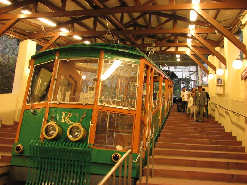 Rokko Cable Car editorial stock image. Image of rail - 18011879